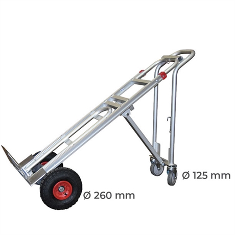 Stockman | 3 in 1 aluminium sack truck / trolley 250 / 350 kg - STC3