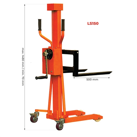 Stockman | Mini manual stacker 120 and 150 kg - LS150