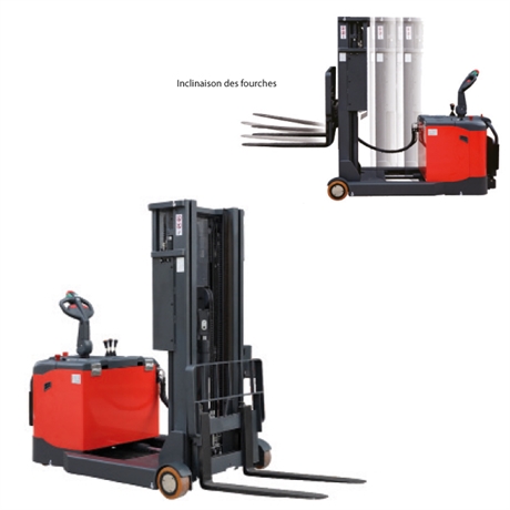 Stockman | Le gerbeur à mât rétractable le plus polyvalent 1300 kg - SRS13